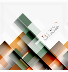 Abstract blocks template design background simple Vector Image