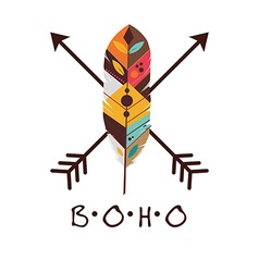 Boho design Royalty Free Vector Image - VectorStock