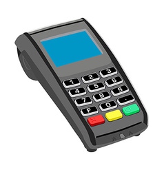 Cash register and pos terminal Royalty Free Vector Image