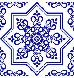 Ceramic pattern seamless Royalty Free Vector Image