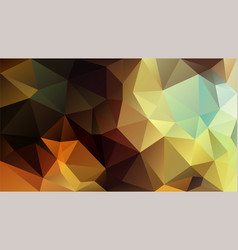 Abstract irregular polygon background yellow gold Vector Image