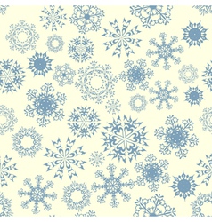 Seamless Snowflake Pattern Royalty Free Vector Image