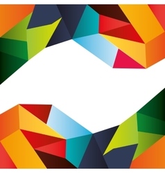 Abstract square pattern background design Vector Image