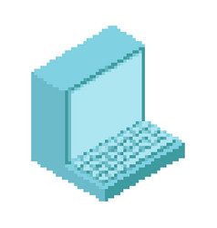 Control panel pixel art production system 8 bit Vector Image