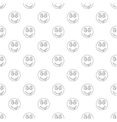 Smile pattern seamless Royalty Free Vector Image