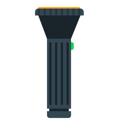 Hand holding torch symbol flat Royalty Free Vector Image