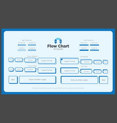 Dark flow chart template Royalty Free Vector Image