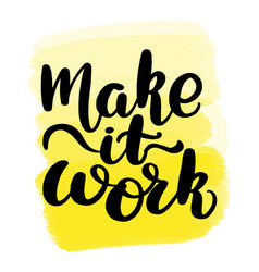 Teamwork makes a dream work Royalty Free Vector Image