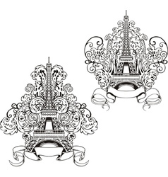 Stylized Eiffel Tower Royalty Free Vector Image