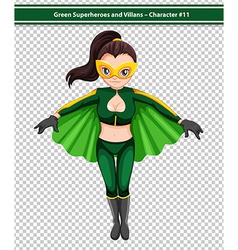 Green Superhero Royalty Free Vector Image - VectorStock