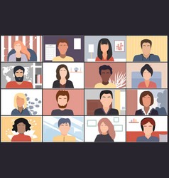 Coronavirus quarantine concept with family staying