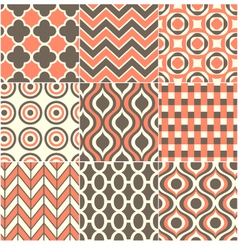 Seamless retro pattern Royalty Free Vector Image