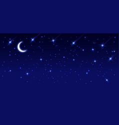 Space with stars background galaxy and Royalty Free Vector