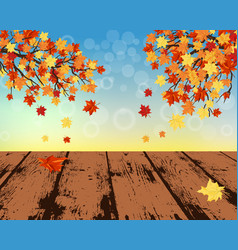 Fall background Royalty Free Vector Image - VectorStock