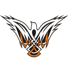 Dove with cross symbol Royalty Free Vector Image