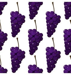 Sweet grape vines seamless pattern background Vector Image