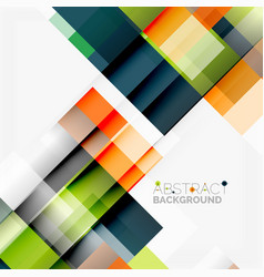 Abstract blocks template design background simple Vector Image