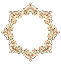 Circular islamic background six Royalty Free Vector Image