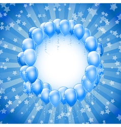 Frame with balloons Royalty Free Vector Image - VectorStock