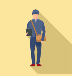 Postman cap icon outline style Royalty Free Vector Image
