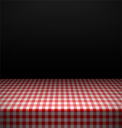 Seamless checkered tablecloth Royalty Free Vector Image