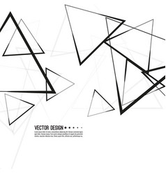 Abstract geometric triangle low polygon simple Vector Image