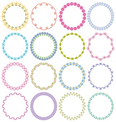 Doodle frames collection Royalty Free Vector Image