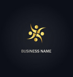 Community people graphic design template Vector Image