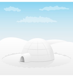 Igloo Royalty Free Vector Image - VectorStock