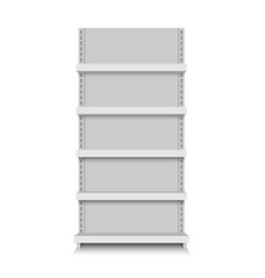 Store shelves Royalty Free Vector Image - VectorStock