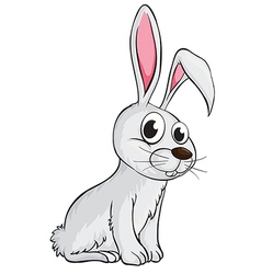 A smiling rabbit Royalty Free Vector Image - VectorStock