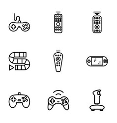Letter g game logo design template gamepad icon Vector Image