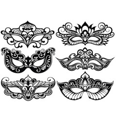 Lace mask Royalty Free Vector Image - VectorStock