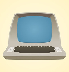 Old computer Royalty Free Vector Image - VectorStock