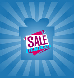 Sale time concept Royalty Free Vector Image - VectorStock