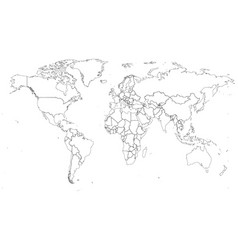 Detailed high resolution accurate map Royalty Free Vector