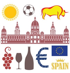 Spain background design spanish traditional Vector Image