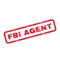 FBI Agent Text Rubber Stamp Royalty Free Vector Image