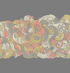 Abstract seamless hand-drawn border Royalty Free Vector