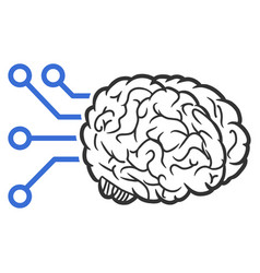 Electric circuit icon Royalty Free Vector Image