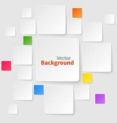 Blank square background for Your Text - Realistic Vector Image