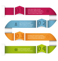 Blank sample of infographic Royalty Free Vector Image