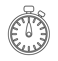 Time chronometer cartoon Royalty Free Vector Image