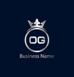 Initial letter og logo template design Royalty Free Vector