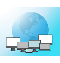 Technology background computer Royalty Free Vector Image