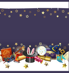 Seamless books reading border Royalty Free Vector Image