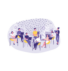 Hackathon program code software marathon hack Vector Image