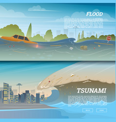 Lettering typography design on blurred ocean Vector Image