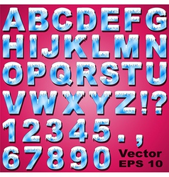 Grunge stencil letters Royalty Free Vector Image