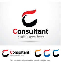 Letter c for video game logo and super hero Vector Image